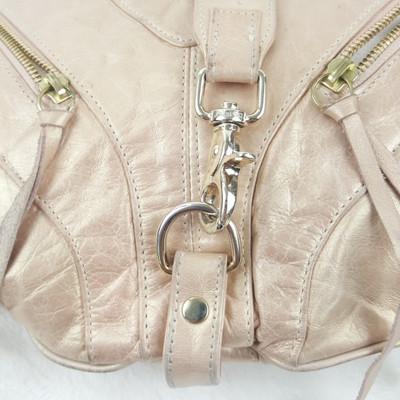 Botkier | Bags | Botkier Metallic Blush Pink Hobo Bag Gold Hardware ...